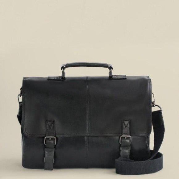 Wilsons Leather | Bags | Wilsons Leather Expandable Laptop Bag ...